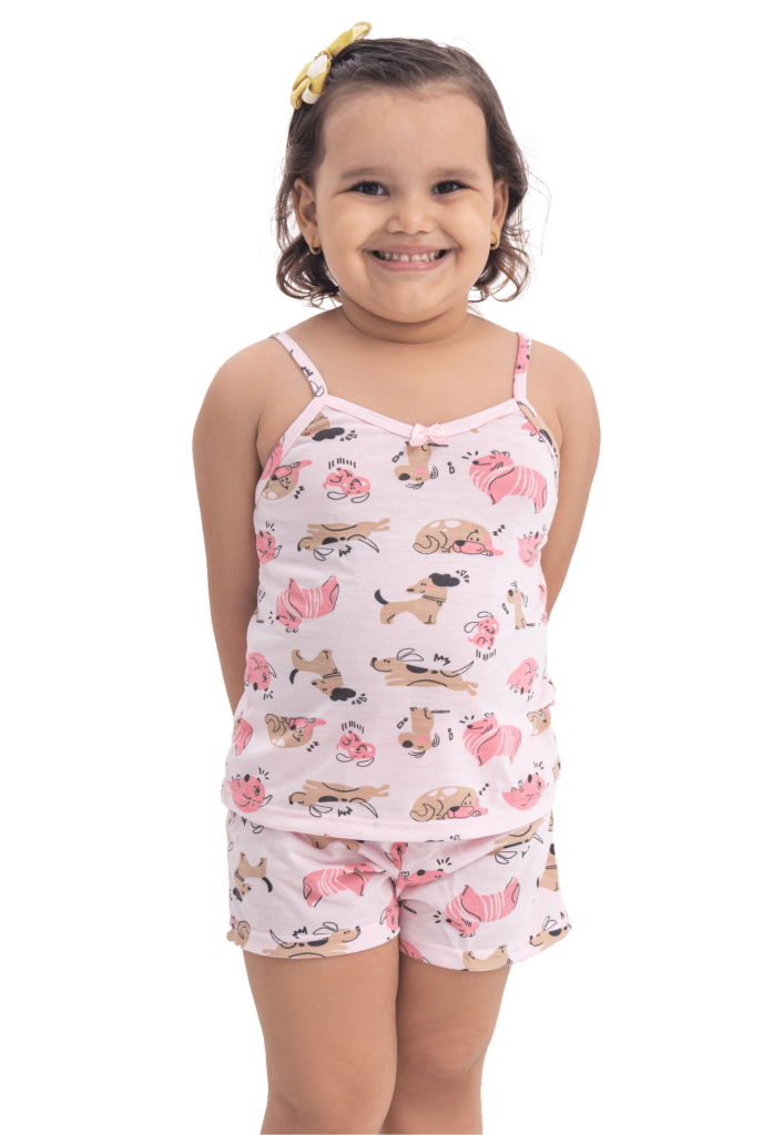 Short Doll PV Fechado - Infantil - Carval Moda Intima